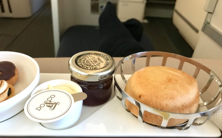 BA New Club World Catering Review LHR-JFK B747