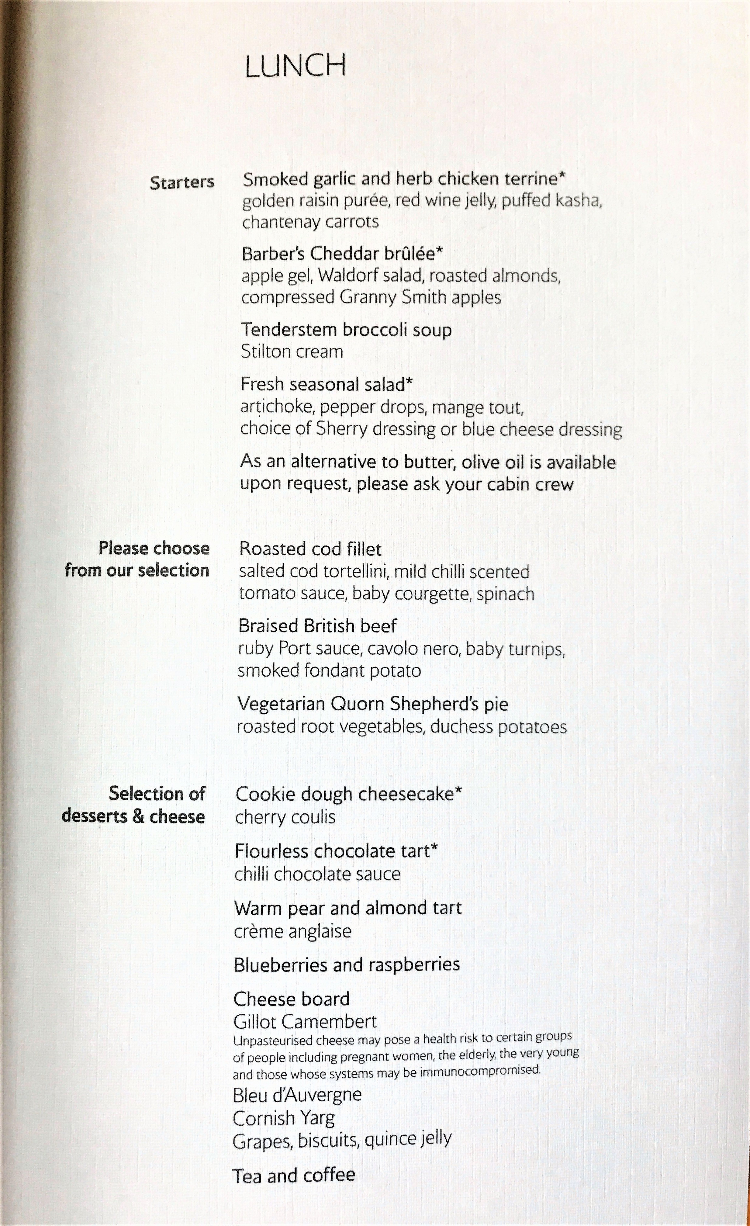 British Airways new Club World food review: 7 months on - JFK vs new ...