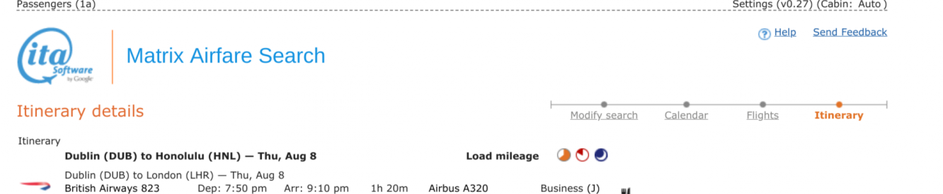 So you Want to Book a Tier Point Run? ITA Matrix Part 1