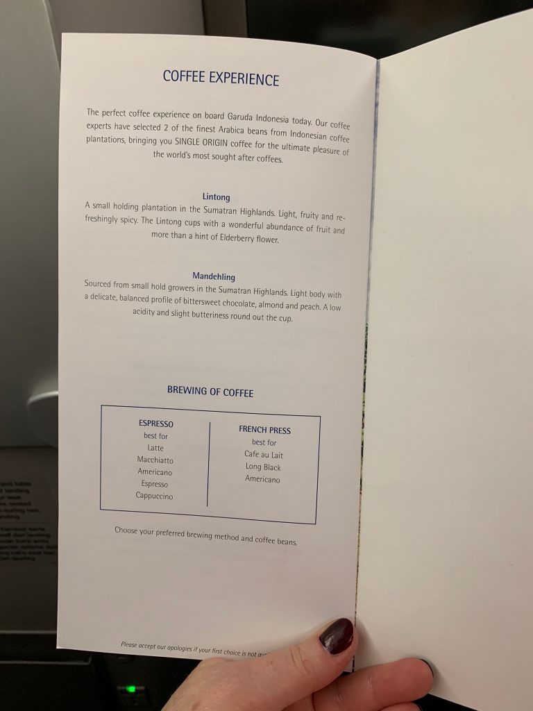 Garuda Indonesia B777 Business Class Review London to Bangkok