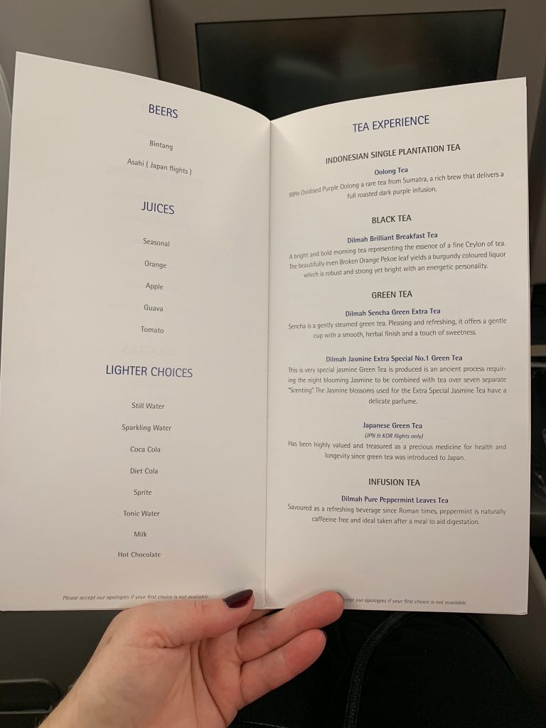 Garuda Indonesia B777 Business Class Review London to Bangkok