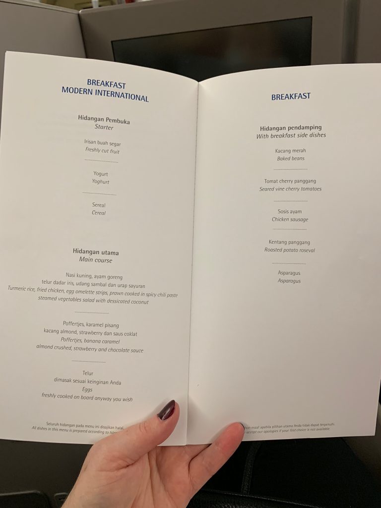 Garuda Indonesia B777 Business Class Review London to Bangkok