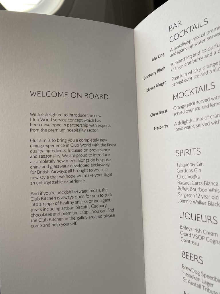 REVIEW: British Airways B787 Club World London to Atlanta - Turning ...