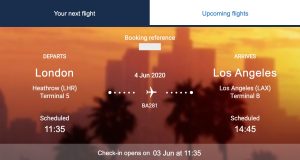 What's flying like now? British Airways to Los Angeles - Turning left ...