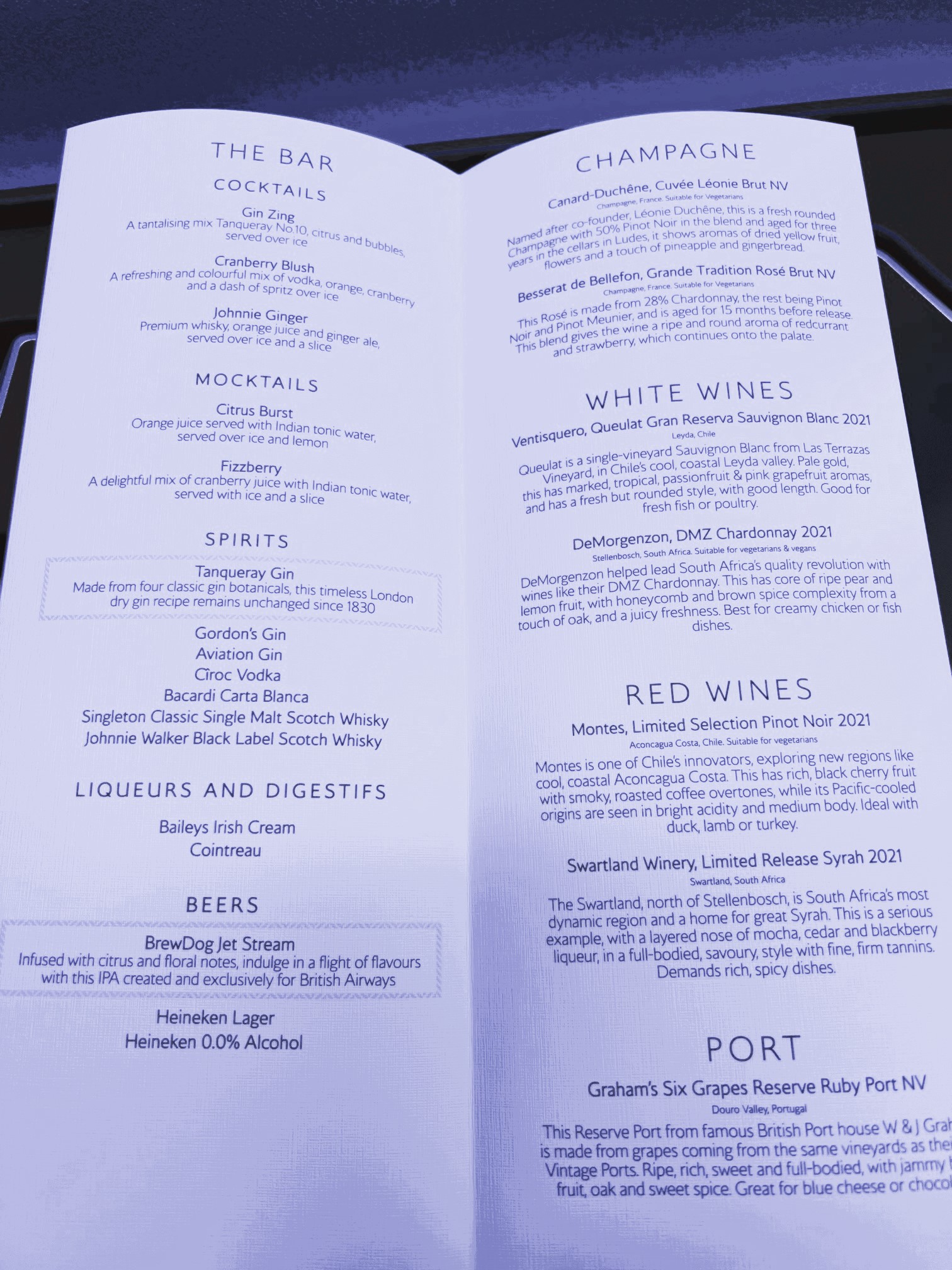 NEWS: BA new Club World meals first look onboard, BA adds new feature ...