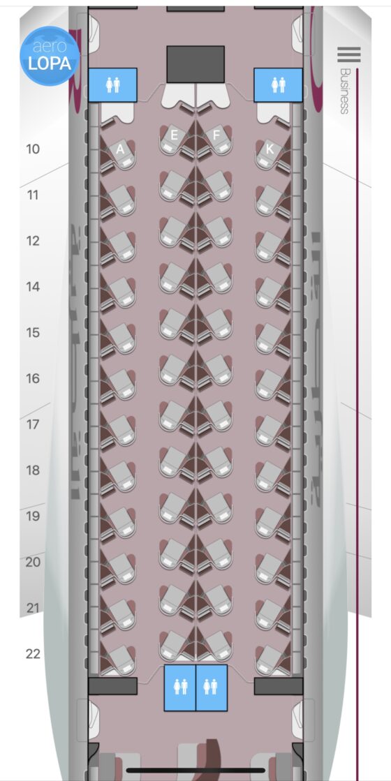 A Guide to Qatar Airways business class seats - which are the best ...