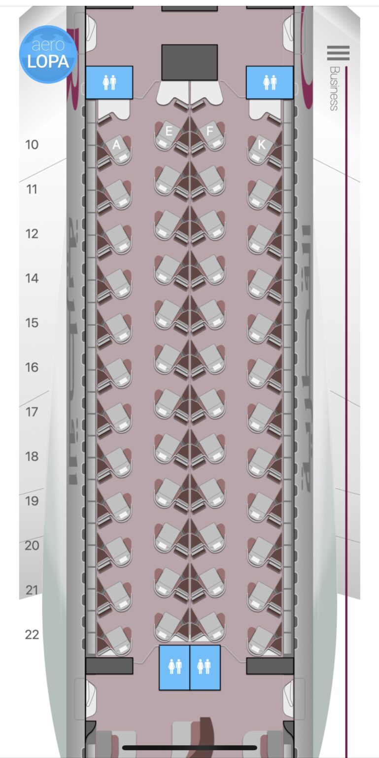 A Guide to Qatar Airways business class seats - which are the best ...