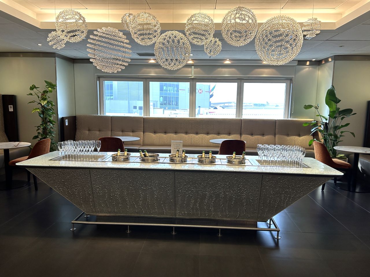 British Airways Heathrow Terminal 3 First Class Lounge - Turning left ...