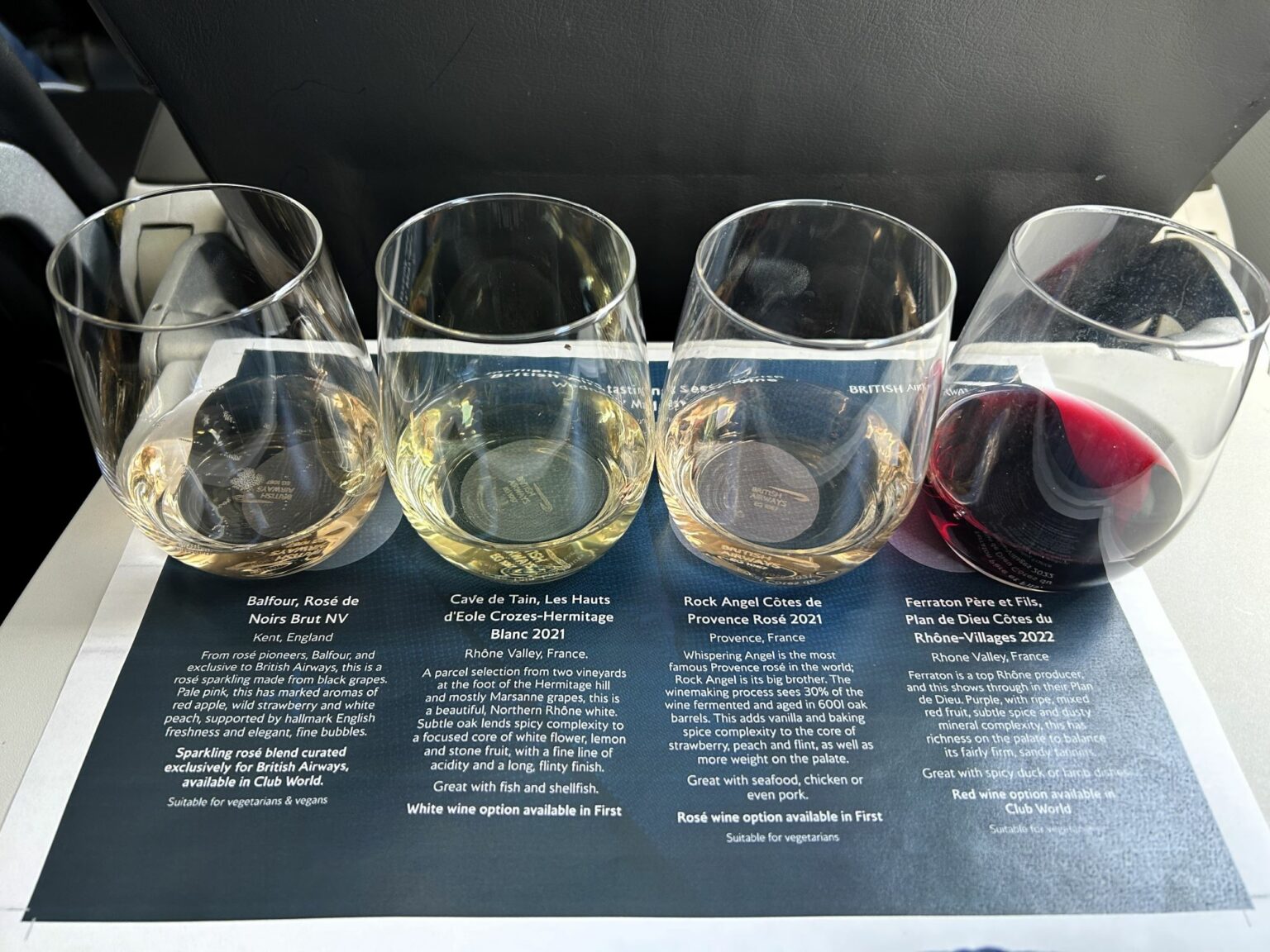 British Airways new First and Club wines - what's coming up and my ...