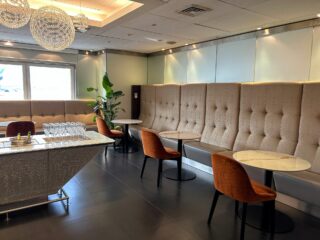 British Airways Heathrow Terminal 3 First Class Lounge - Turning left ...