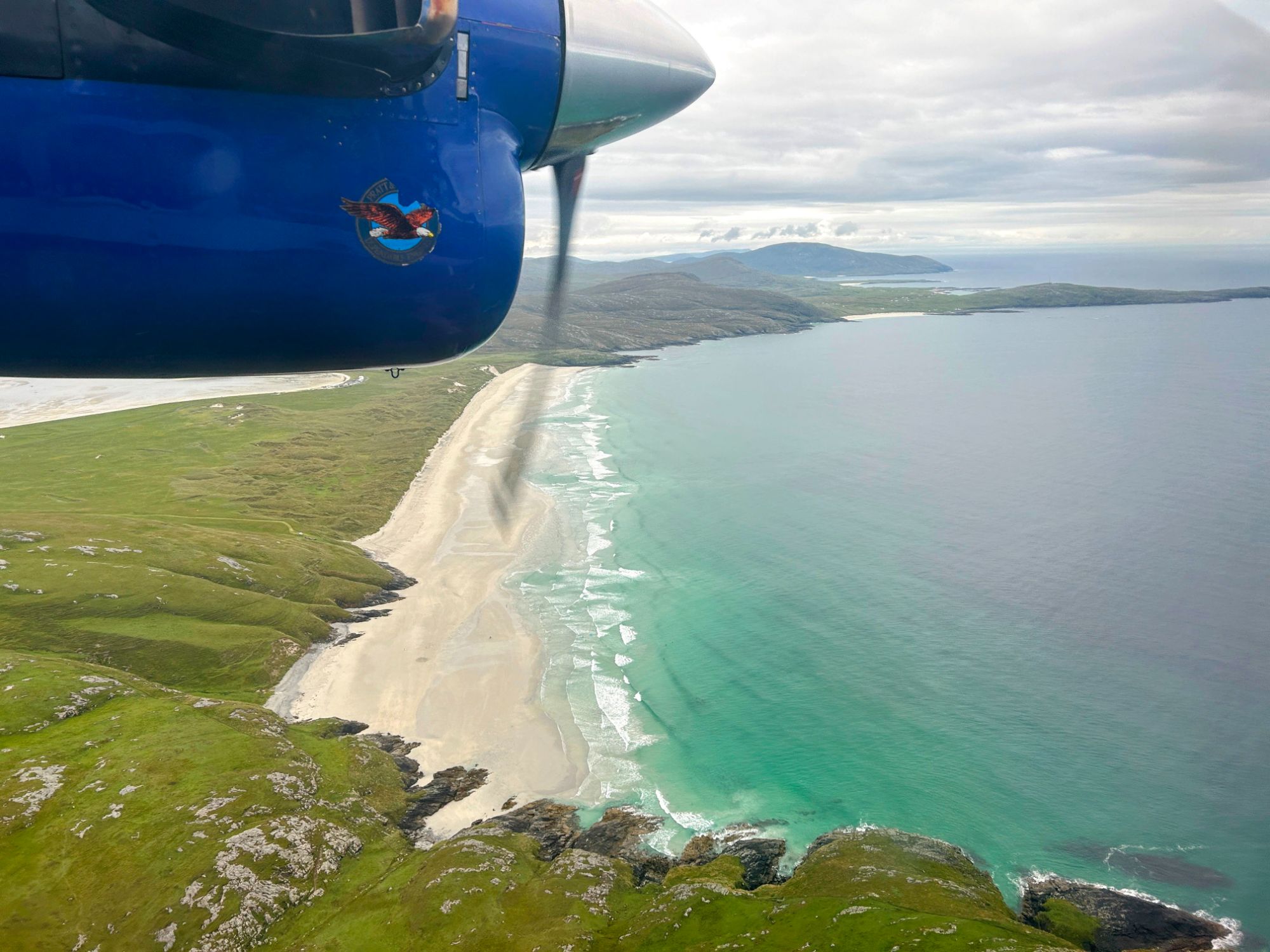 Beach landing in Barra, Scotland - an amazing day in the Outer Hebrides ...