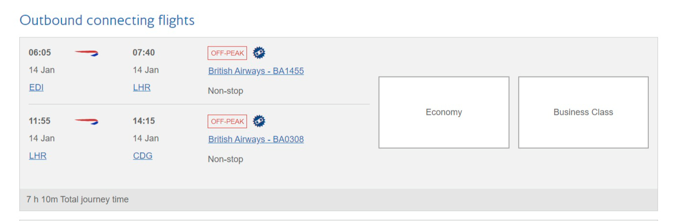 READER QUESTION: Avios bookings with domestic connections and separate ...