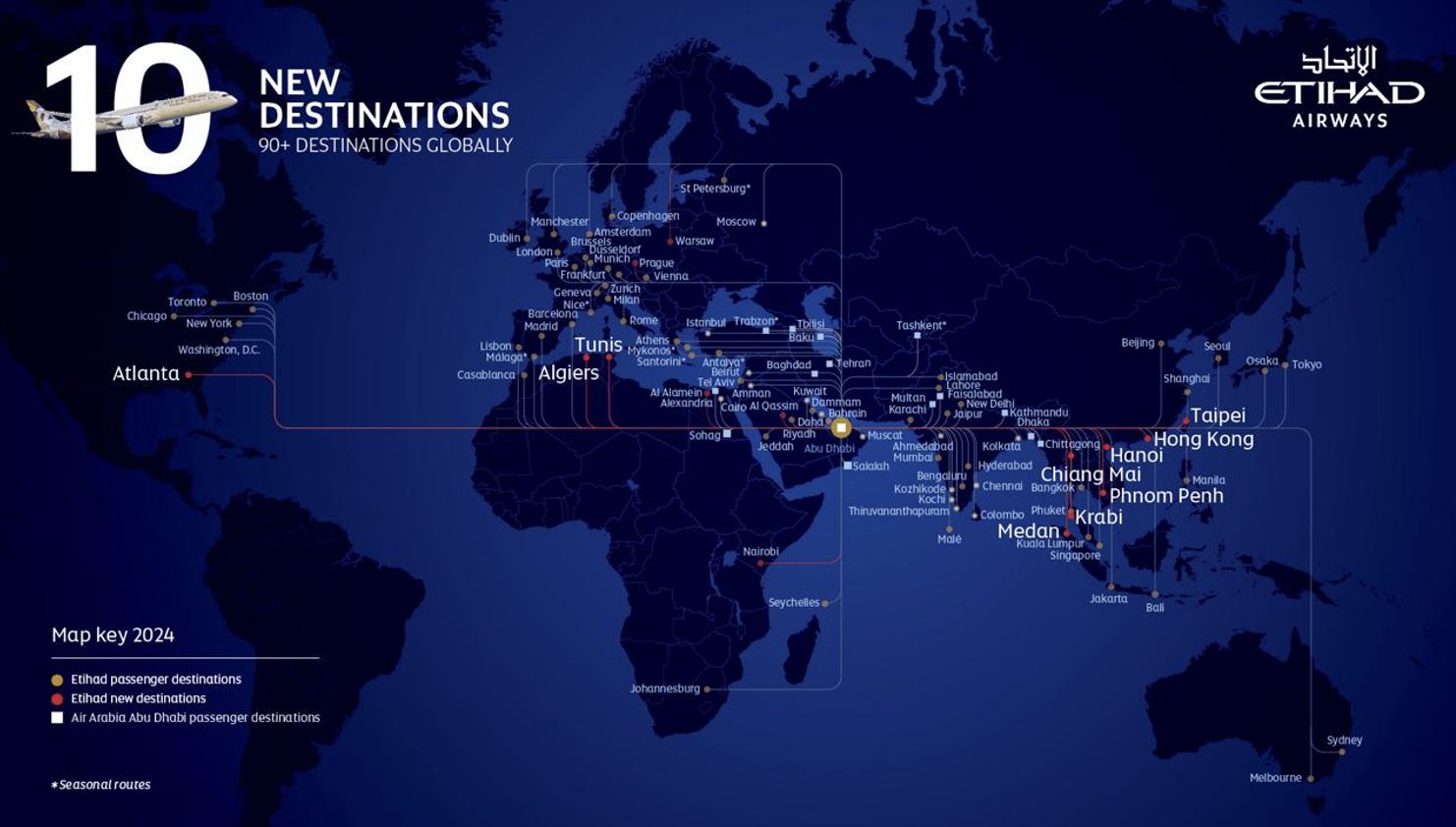 NEWS & OFFERS: Etihad adds 10 new routes plus Black Friday sale and ...